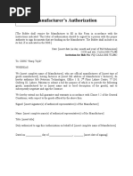 OEM Authorization LETTER | PDF | Career & Growth | Computers