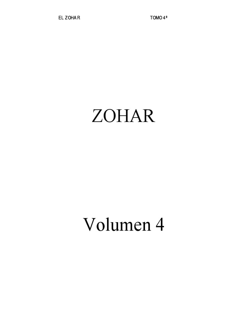 Zohar 4 PDF | PDF