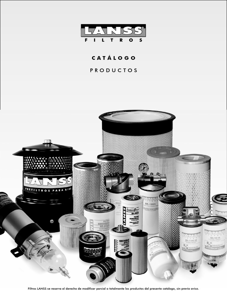 Catálogo Productos - Filtros LANSS 2012-13 | PDF | Motores generales | Tecnologías automotrices