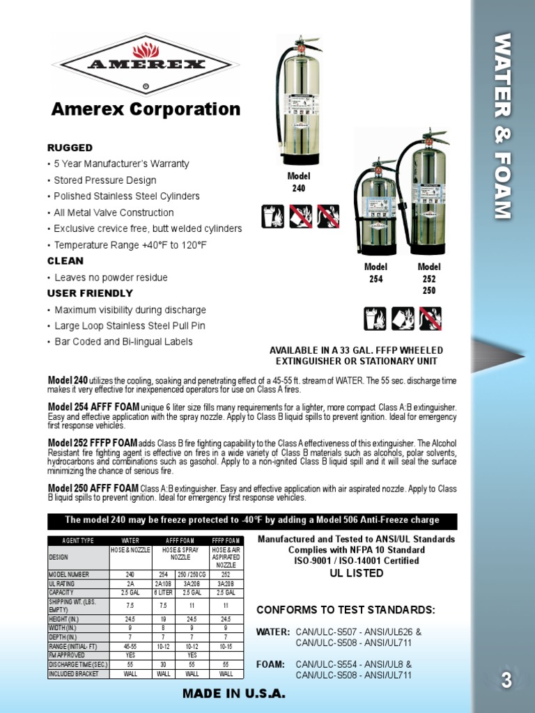 Amerex Corporation: Rugged Model 240 | PDF | Industrial Processes ...