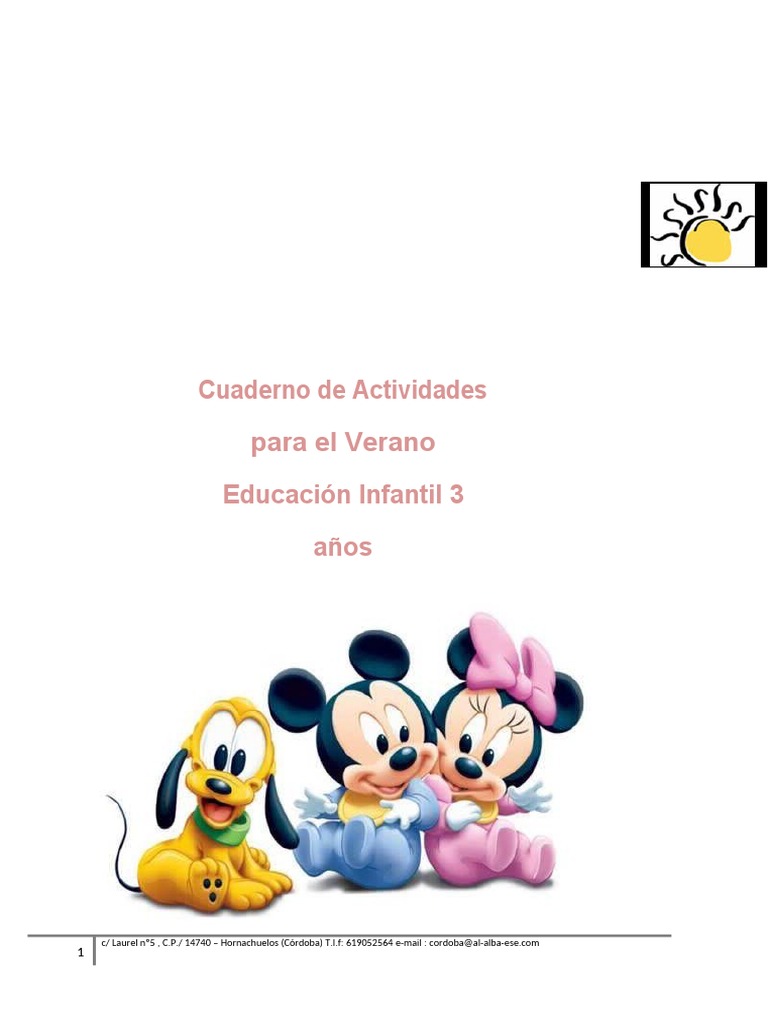 Actividades de Verano para Niños 3 Años | PDF