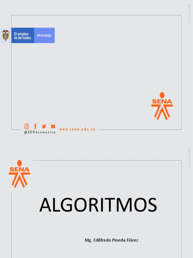 Algoritmos Pseudocódigo | PDF | Algoritmos | Variable (informática)