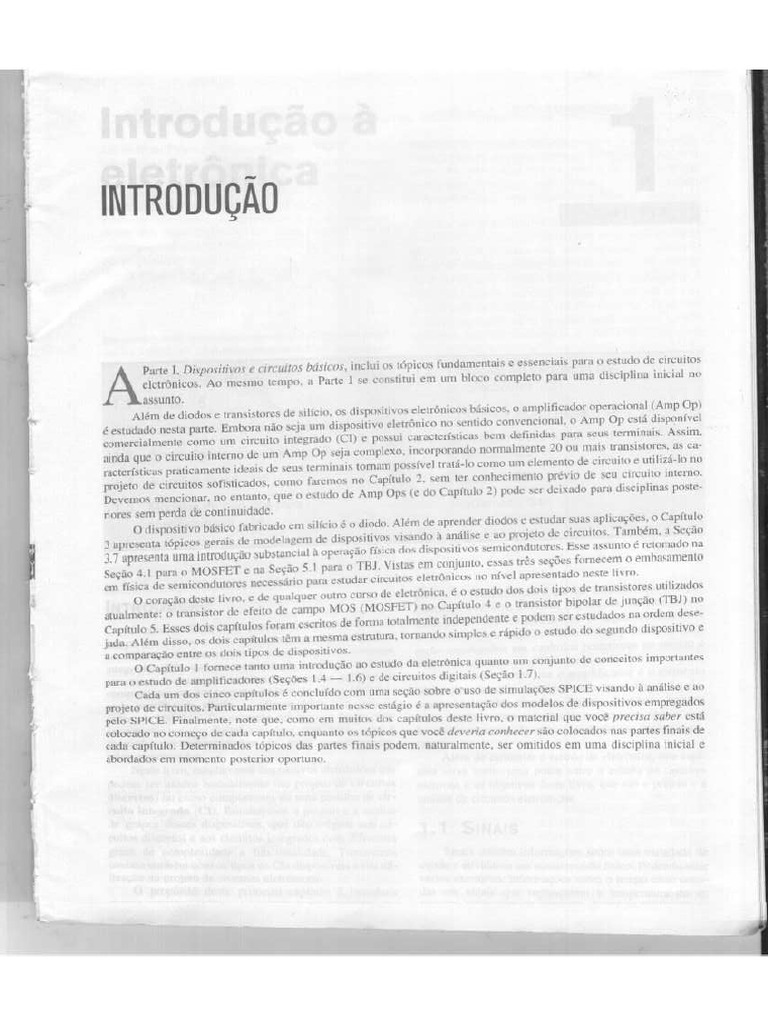 Sedra-Smith Microeletronica 5ed Português PDF | PDF