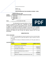 Informe Tecnico Deductivo de Obra #01 - PAMPAS | PDF | Presupuesto | Información del gobierno