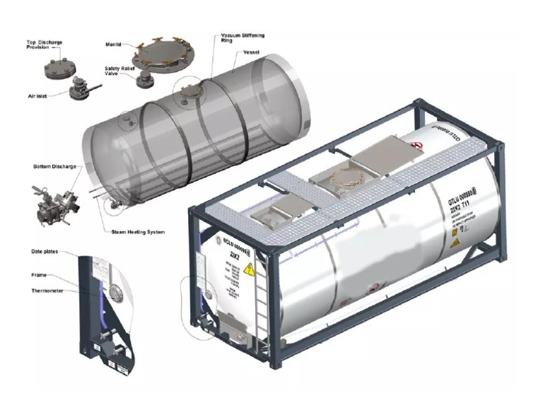 Ficha Tecnica de Las Partes Del Isotanque PDF | PDF