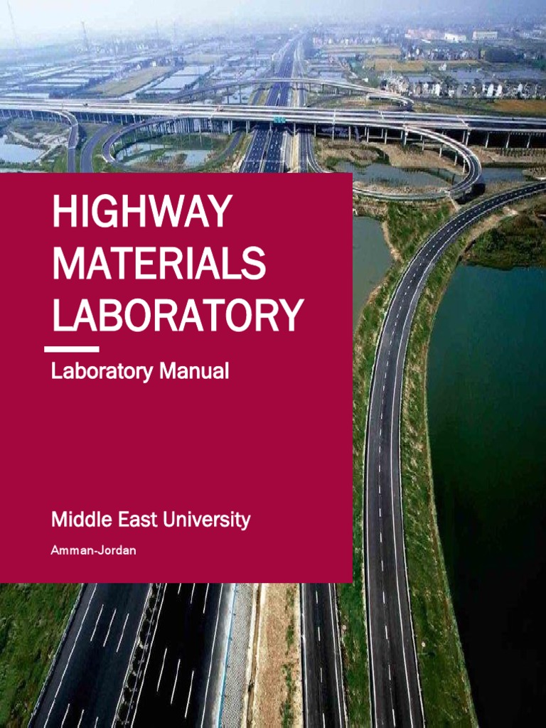 Highway Materials Laboratory Manual | PDF | Viscosity | Asphalt