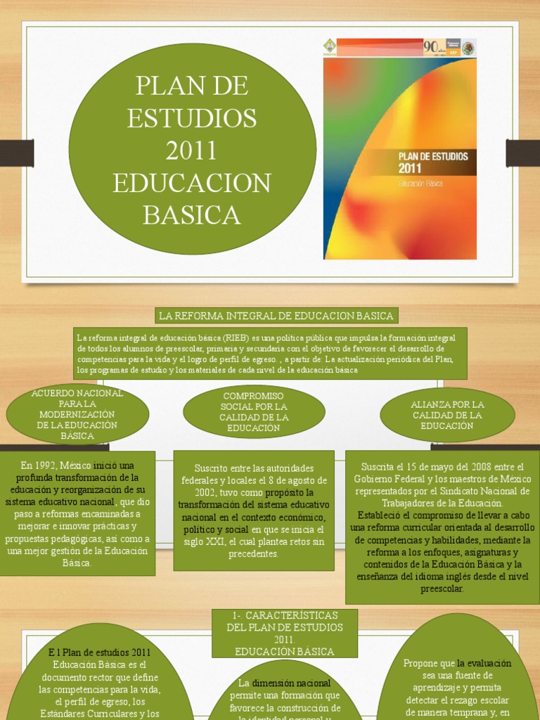 Mapa Conceptul Plan de Estudio 2011 | PDF | Educación primaria ...
