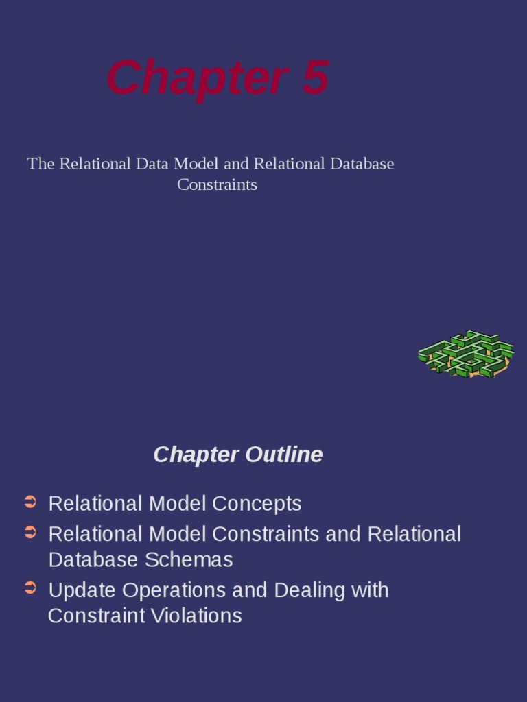 Ch5 Relational Data Model Pdf Relational Database Relational Model
