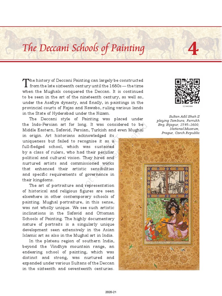 The Deccani Schools of Painting | PDF | Paintings