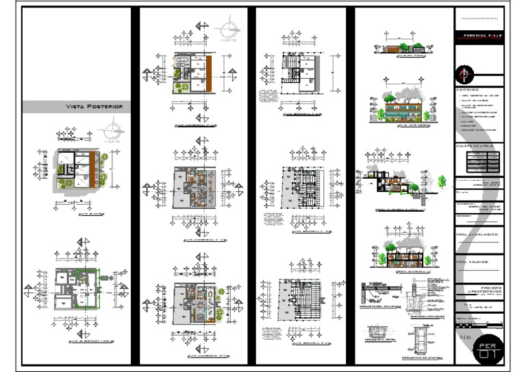 Plano de Permiso - Residencia Rojas Planos PDF | PDF