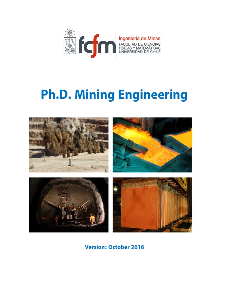 More Information PHD in Mining Engineering PDF | PDF | Thesis | Doctor Of Philosophy