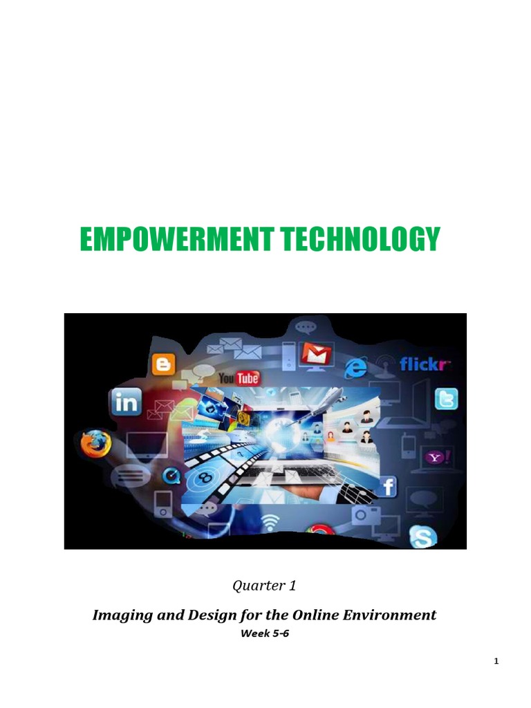 Empowerment Technology Week 5-6 | PDF | Image Editing | Infographics