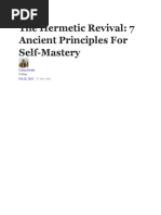 7 Hermetic Principles | PDF | Hermes Trismegistus | Hermeticism