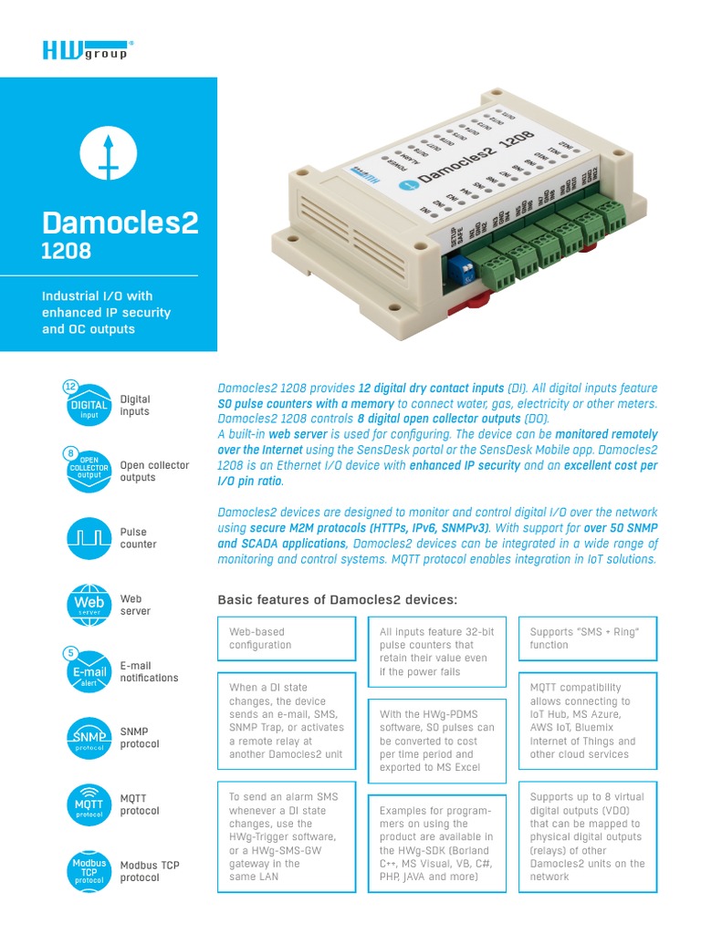 Damocles2: Industrial I/O With Enhanced IP Security and OC Outputs ...