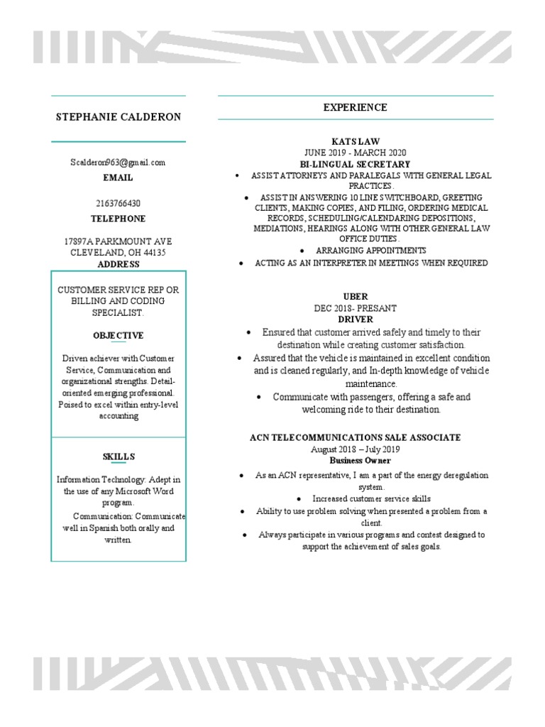 Stephanie Resume 2020 1 | PDF | Business | Wellness