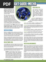 Lancer Rules Quick Reference Guide | PDF | Naval Mine