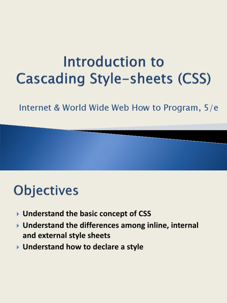 Webdev Ch02 Css | Download Free PDF | Cascading Style Sheets | Html Element