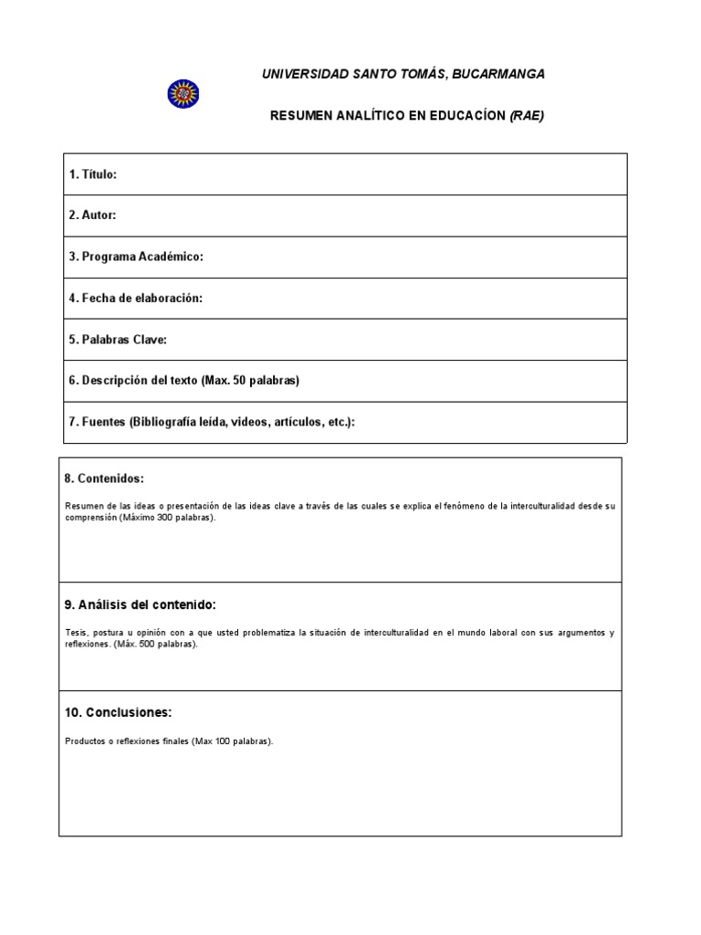 Formato de RAE | PDF | Estudios de idiomas extranjeros | Ciencia y ...