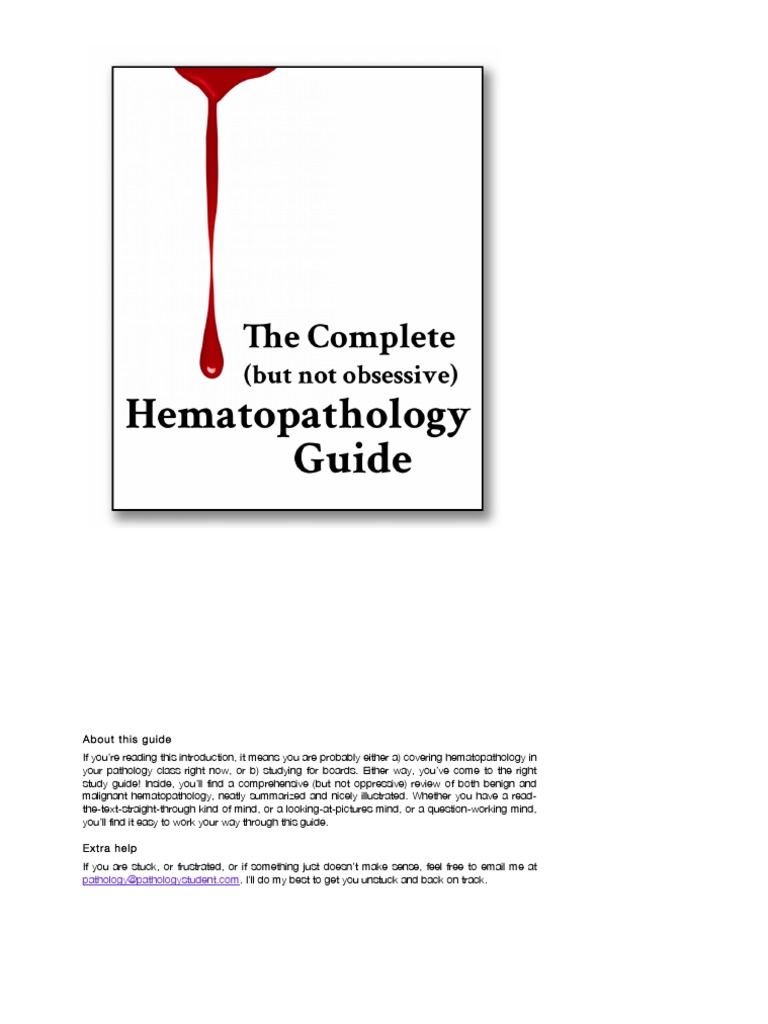 The Complete Hematopathology Guide | PDF | Anemia | Vitamin B12