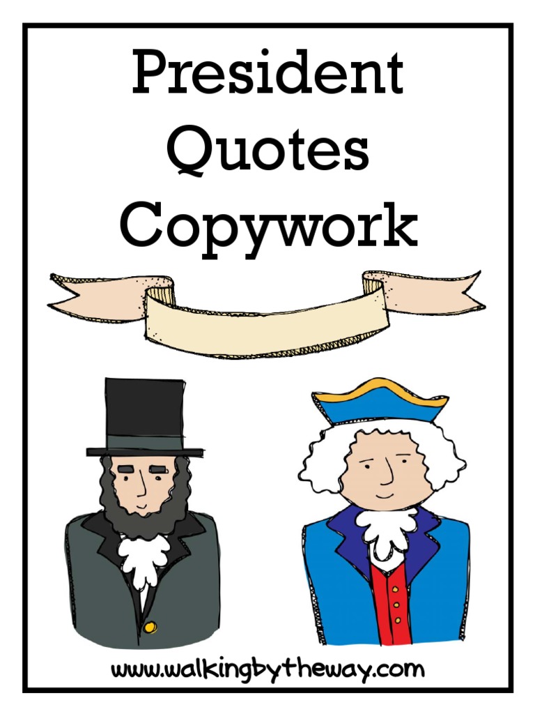 President Copywork Final | PDF