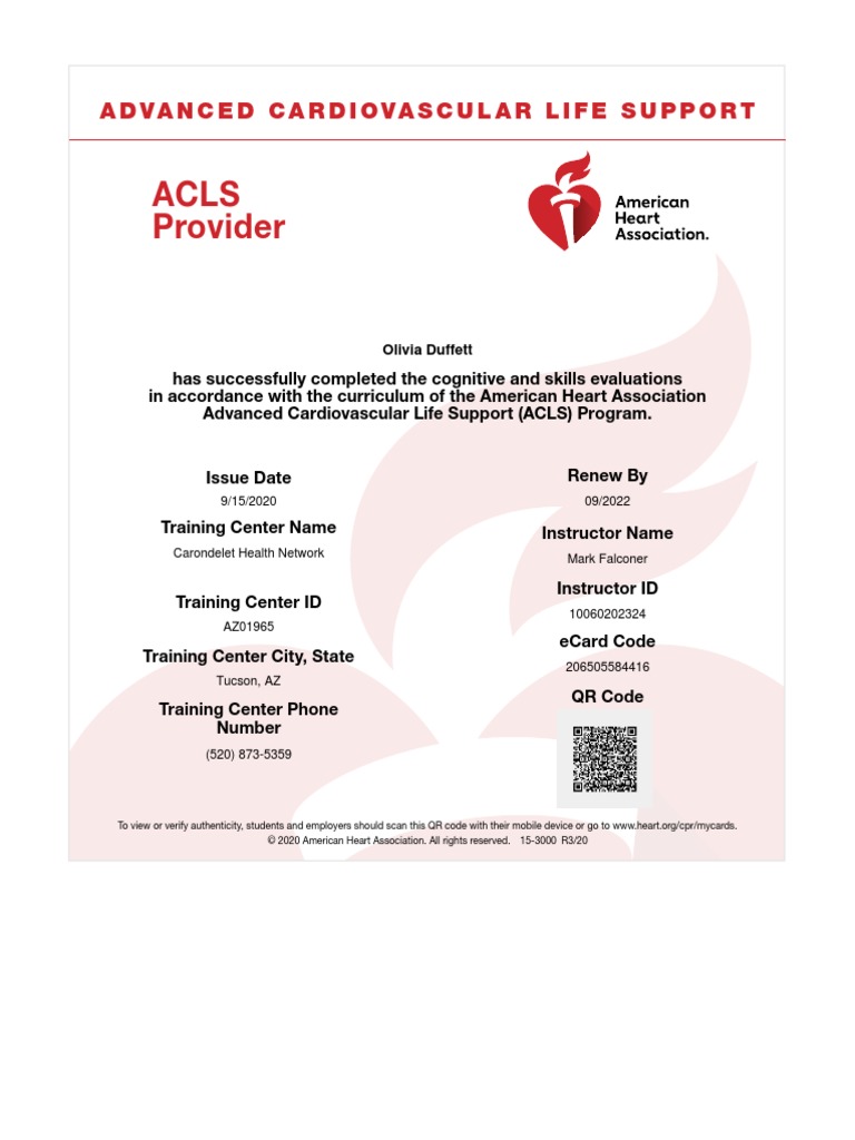 Acls 2020 | PDF