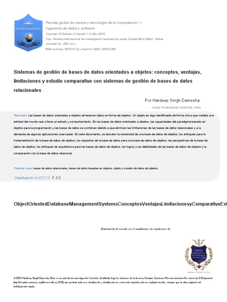 3 Object Oriented Database Management Systems-Concepts - En.es | PDF | Objeto (informática ...