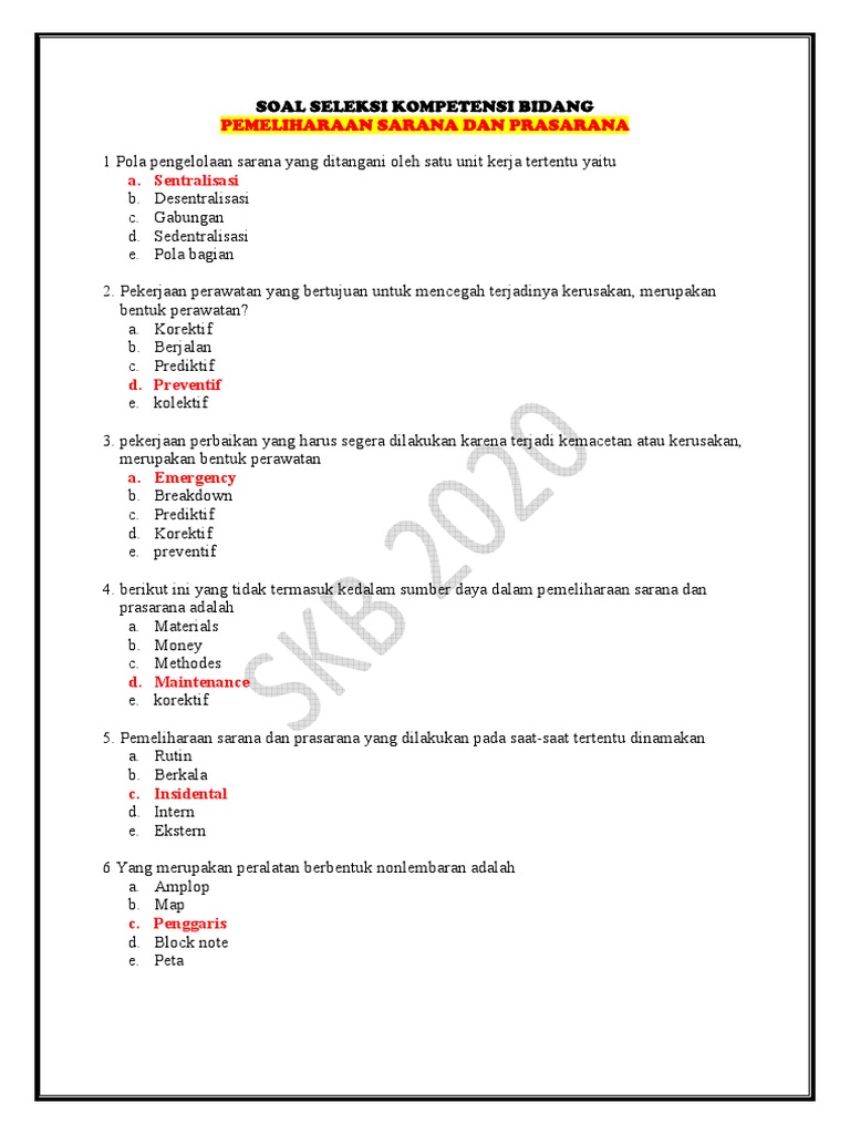Soal SKB PDF | PDF