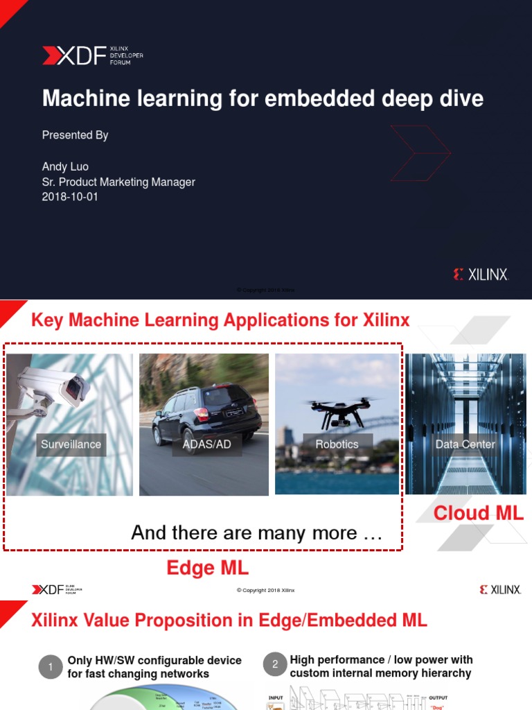 Edge Machine Learning For Embedded Deep Dive | PDF | Field Programmable ...