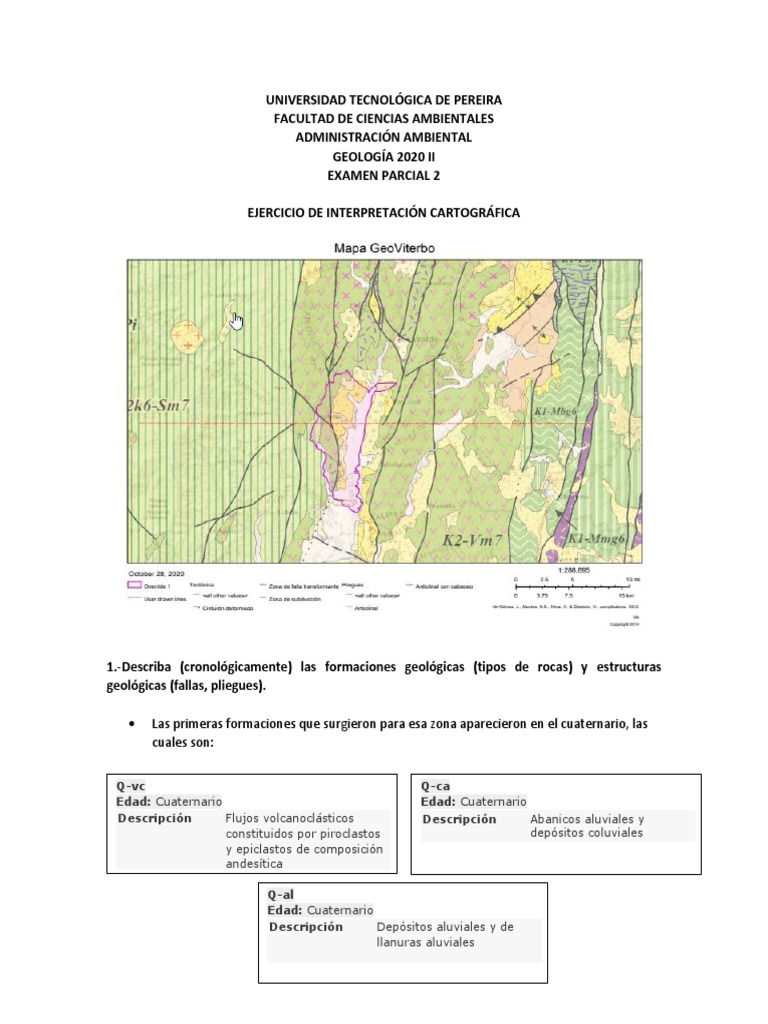 Interpretación de Formaciones Geológicas | PDF | Roca clástica | Roca ...