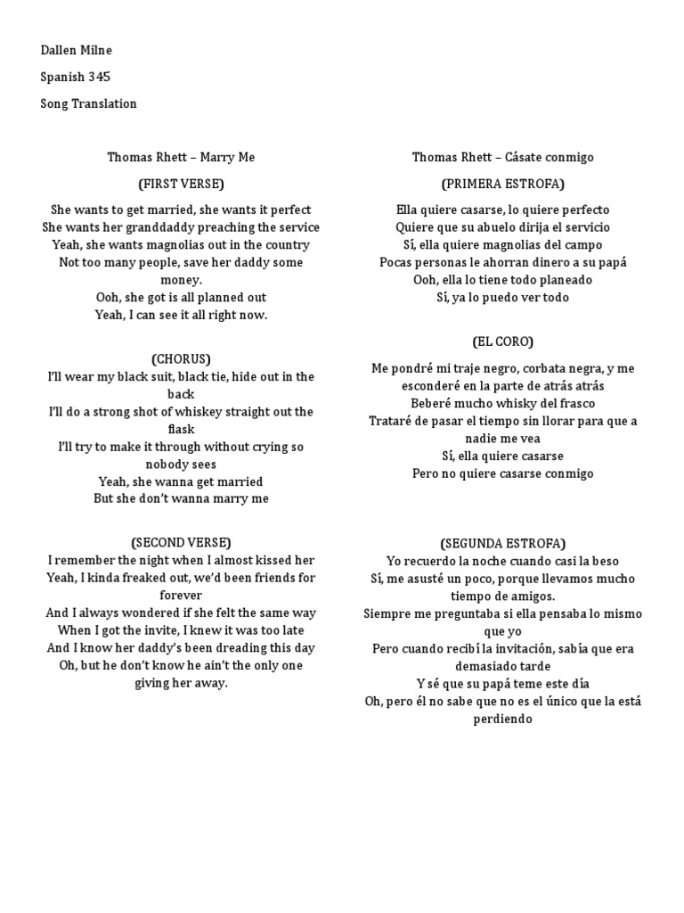 Song Translation | PDF | Música grabada