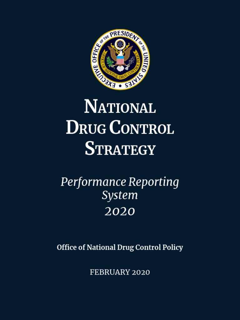 National Drug Control Strategy 2020 Report | PDF | Substance Abuse | Opioid