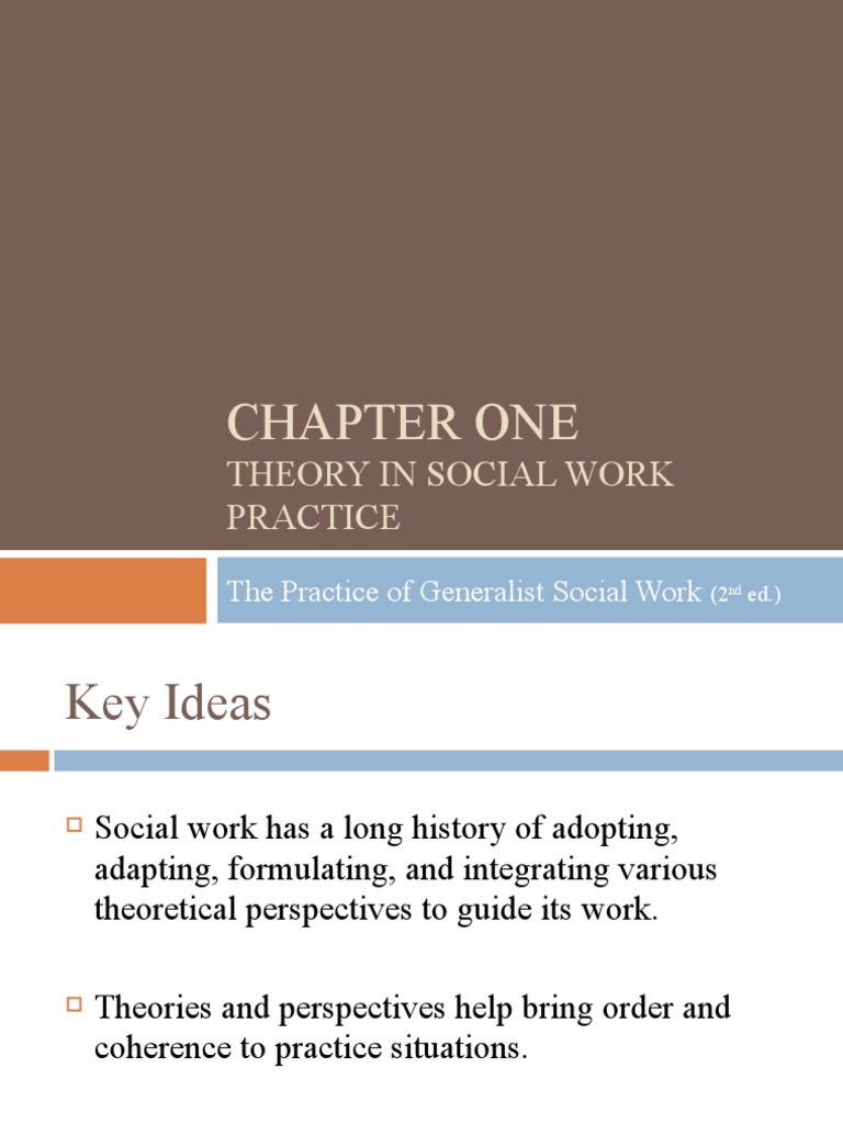 Chapter One: Theory in Social Work Practice | PDF | Social Justice | Theory