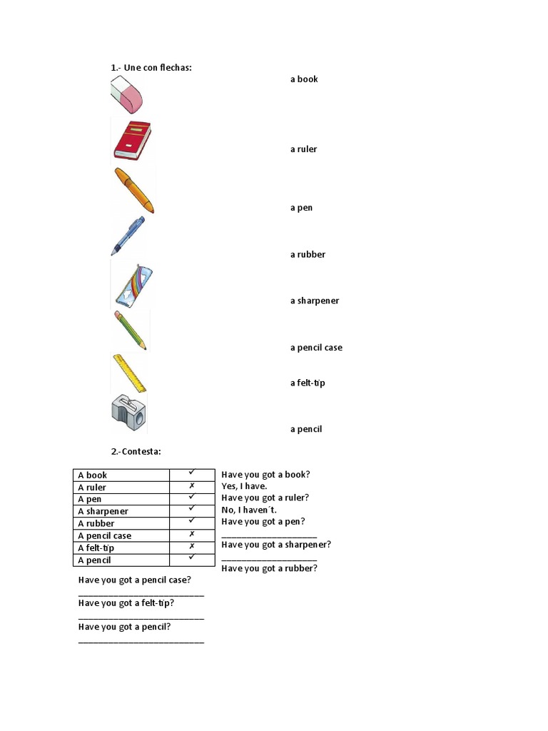 Classroom Objects and Locations Quiz | PDF