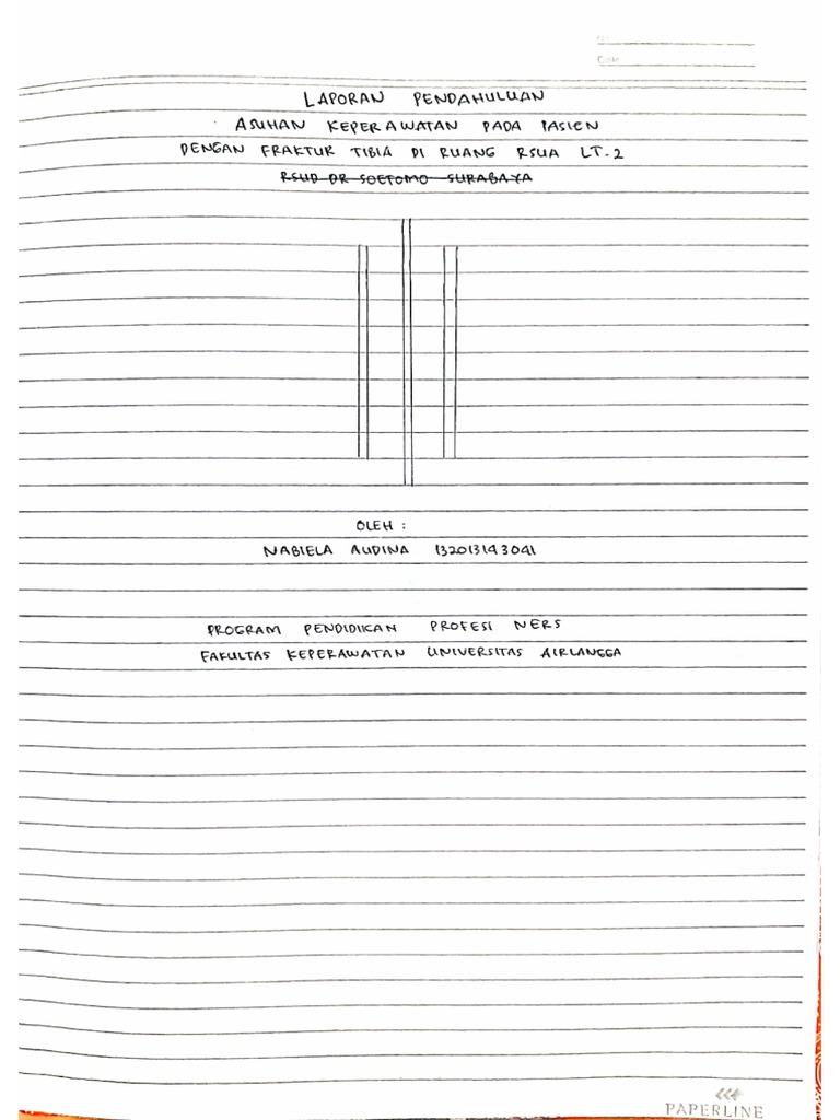 LP Fraktur Tibia PDF | PDF