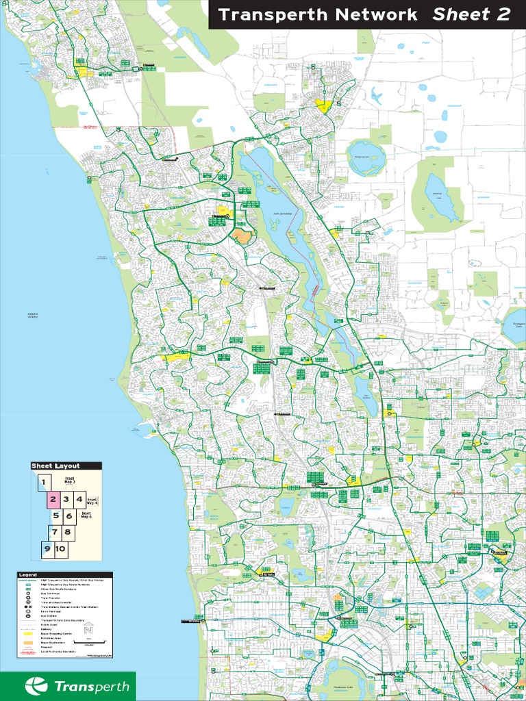 TransPerth Map2 | PDF | Nature