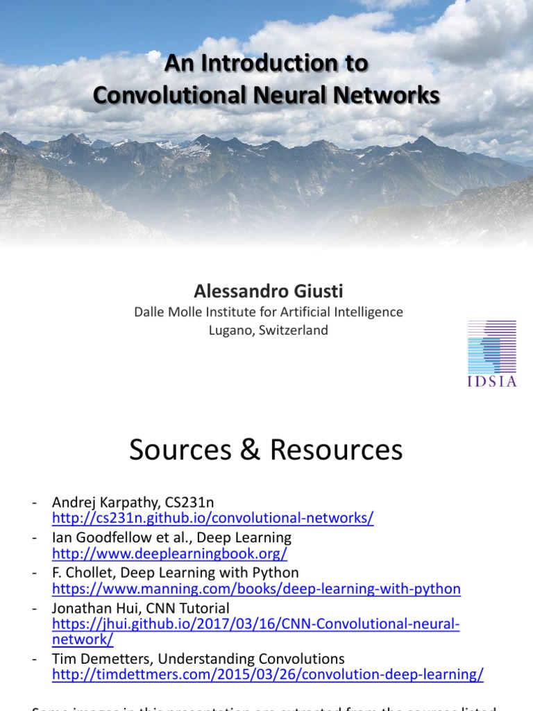 An Introduction to Convolutional Neural Networks | PDF | Algorithms | Emerging Technologies