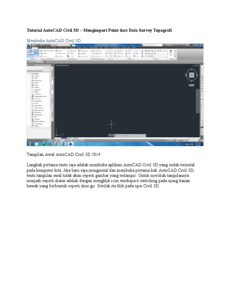 01.tutorial AutoCAD Civil 3D | PDF