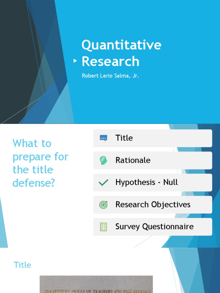 Preparing for a Successful Title Defense: Key Considerations and Best Practices for Quantitative ...