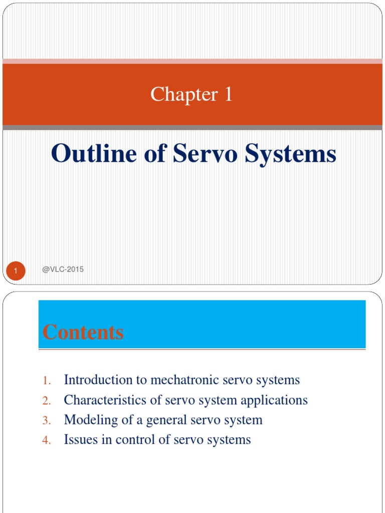Servo-Drive-Systems Ch1 Outline PDF | PDF | Servomechanism | Control System