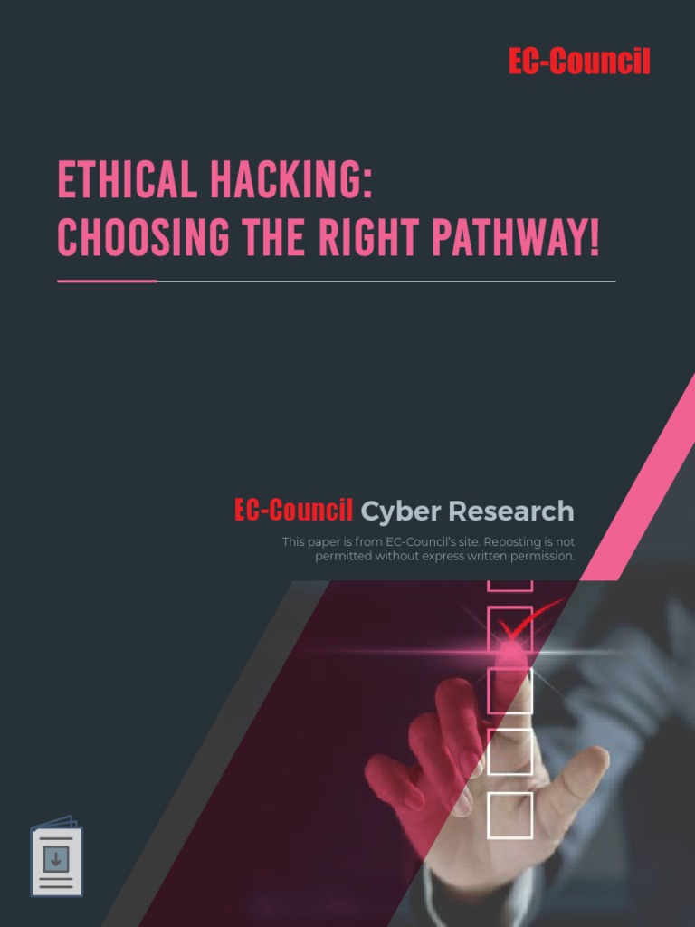 Ethical Hacking Choosing The Right Pathway Whitepaper 1 | PDF ...