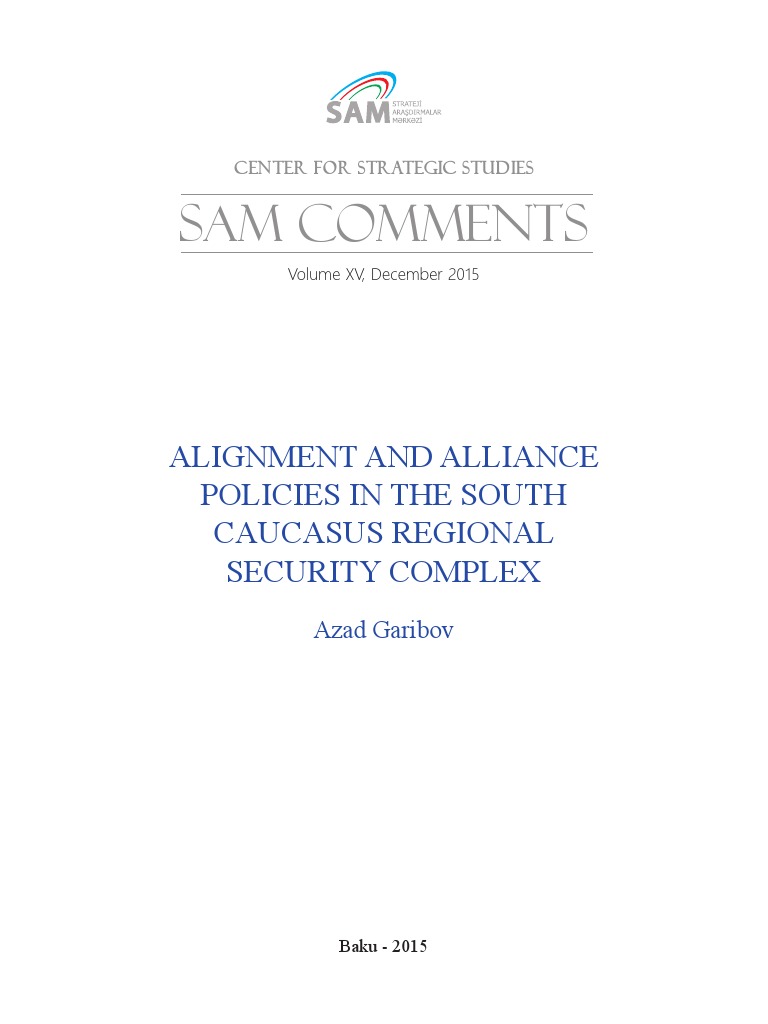 Alignment and Alliance Policies in The S PDF | PDF | Georgia (Country ...