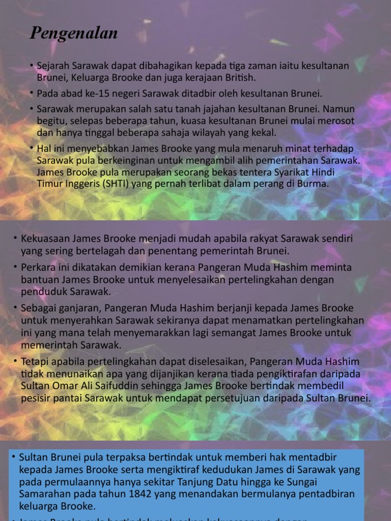 Analisa Kejayaan Raja Brooke Dalam Pentadbiran Sarawak Sehingga ...