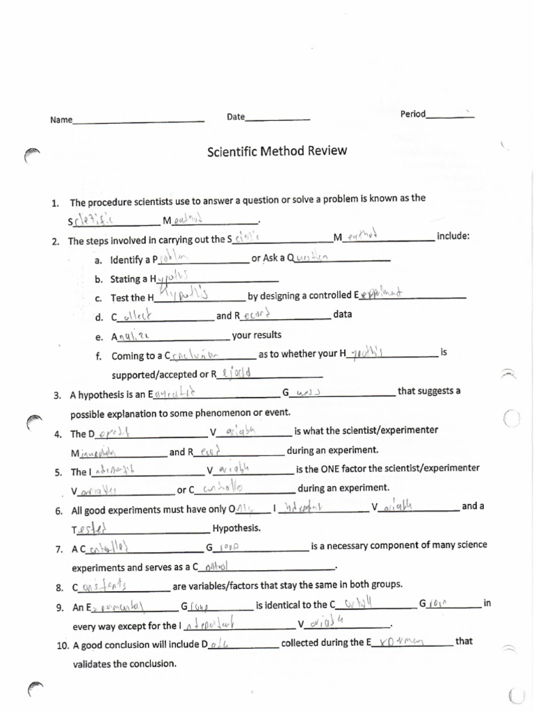 Scientific Method | PDF