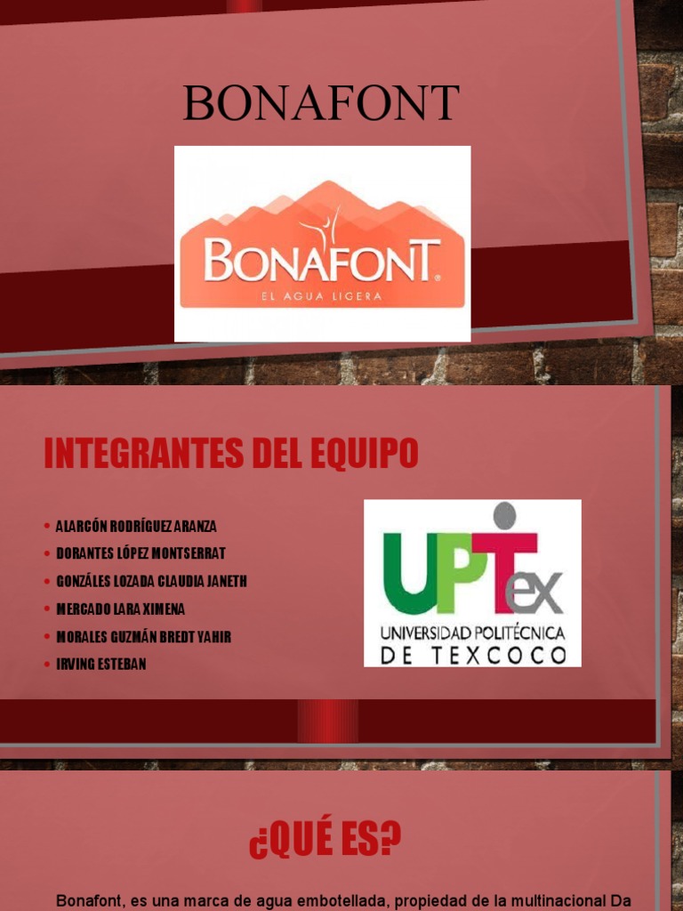 BONAFONT | PDF | Bienestar | México