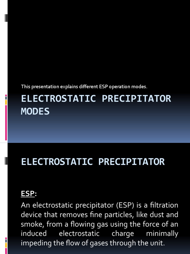 ESP Operation Modes Explained | PDF | Physical Quantities | Materials