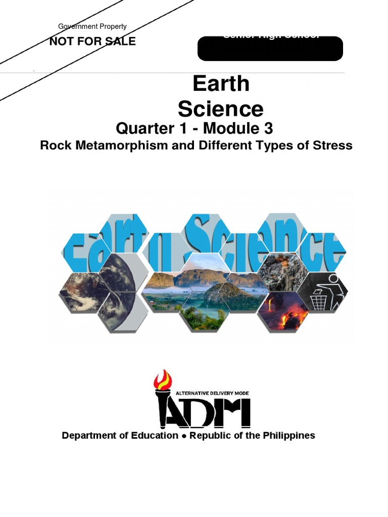 Earth Science: Quarter 1 - Module 3 | PDF | Rock (Geology) | Igneous Rock