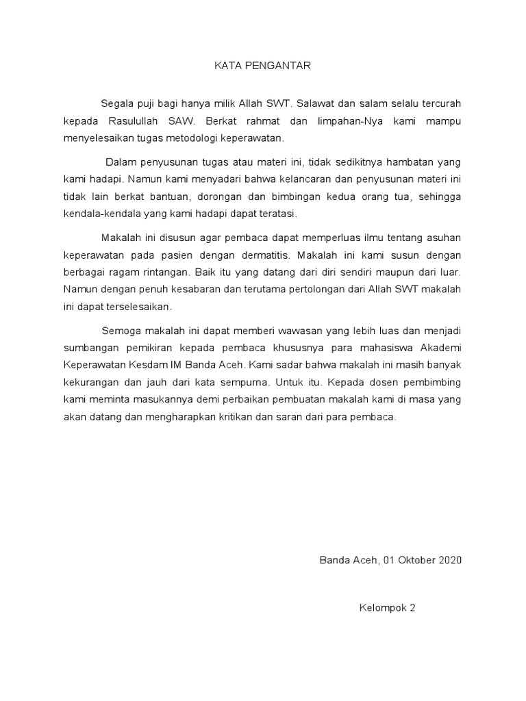 Makalah Dermatitis Fix | PDF