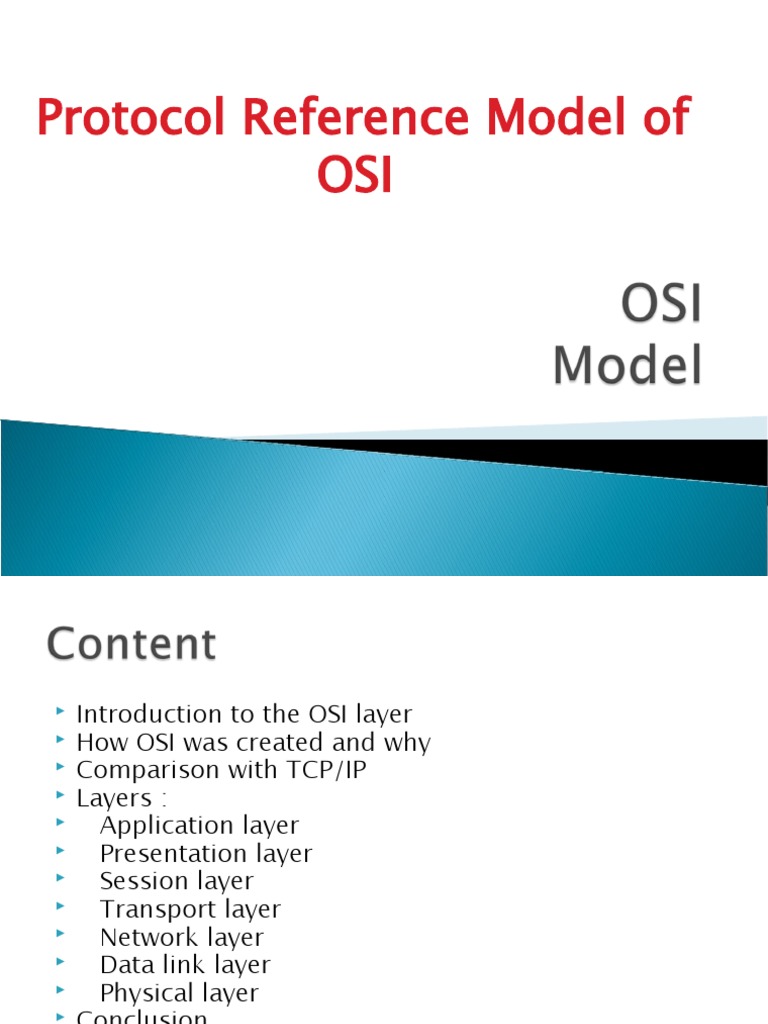 Protocol Reference Model of OSI | PDF | Osi Model | Computer Network