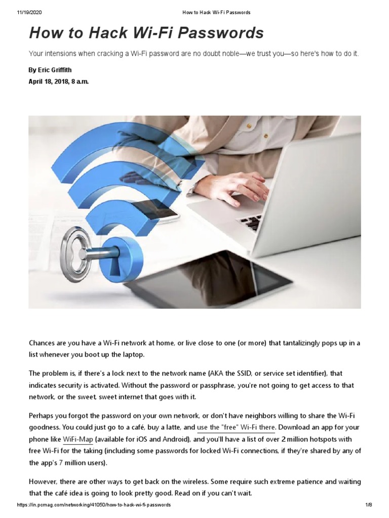 How To Hack Wi-Fi Passwords PDF | PDF | Wi Fi | Computer Mediated ...