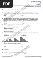 Sasmo G-5 (2021) | PDF | Mathematical Concepts | Numbers